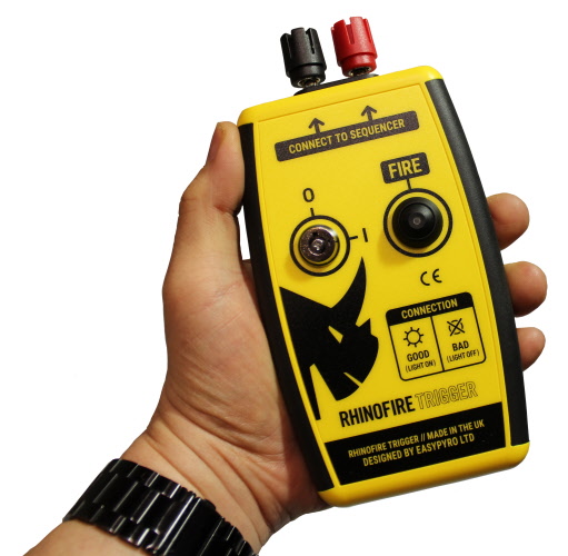 Rhino Trigger - 1 Kanal Kabelfernbedienung zum zünden von Elektrozünder ...